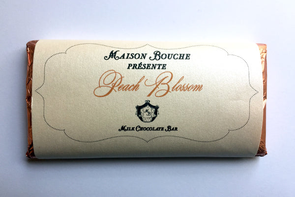 Peach Blossom Chocolate Bar - Maison Bouche