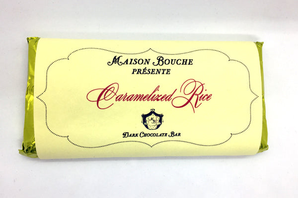 Caramelized Rice Chocolate Bar - Maison Bouche