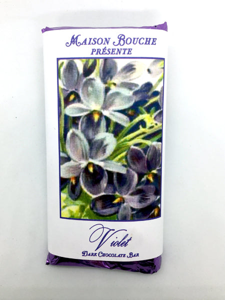 Violet Botanical Chocolate Bar - Maison Bouche